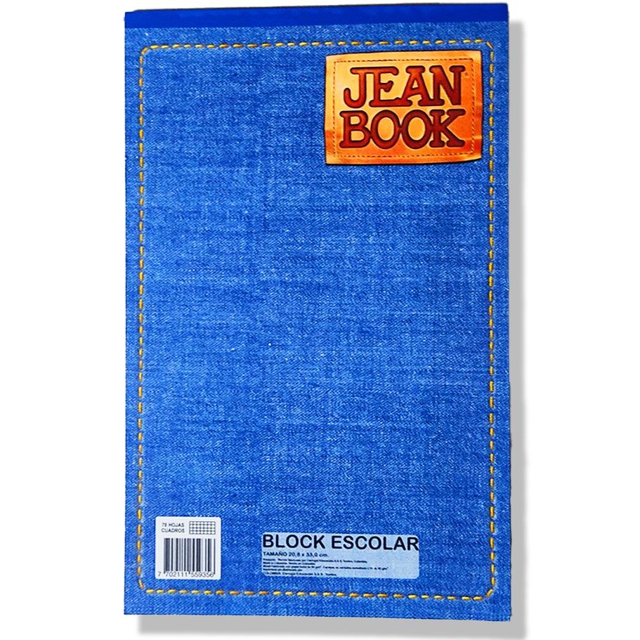 Block Escolar Cuadros Oficio Jean Book - elchiquitindelospreciosbajos.com
