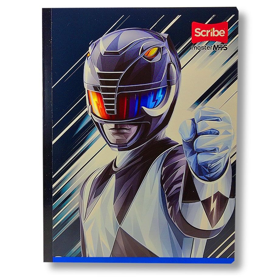 Cuaderno Scribe Cosido Cuadriculado 50 Hojas Power Rangers ...