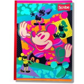 Cuaderno Cosido Scribe Cuadriculado 100 Hojas Mickey Mouse ...