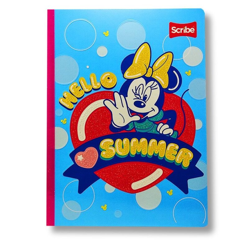 Cuaderno Cosido Scribe Cuadriculado 100 Hojas Minnie Mouse ...