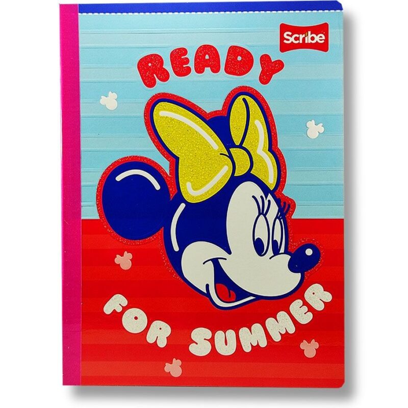 Cuaderno Cosido Scribe Cuadriculado 100 Hojas Minnie Mouse ...