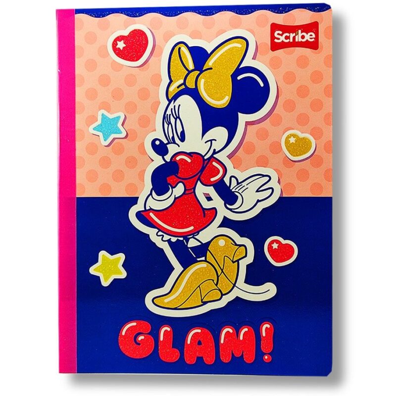 Cuaderno Cosido Scribe Cuadriculado 100 Hojas Minnie Mouse ...