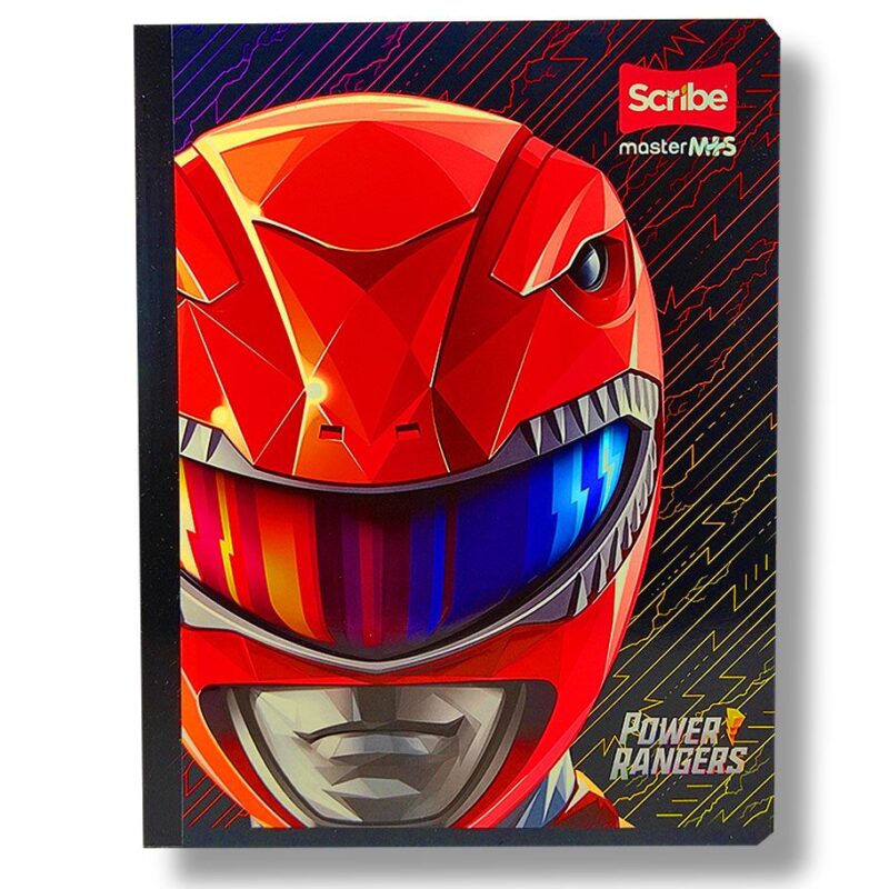 Cuaderno Scribe Cosido Cuadriculado 50 Hojas Power Rangers ...