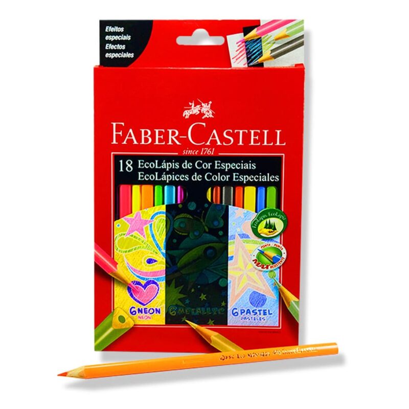 Colores Faber-Castell Ecolápices Especiales x 18 ...