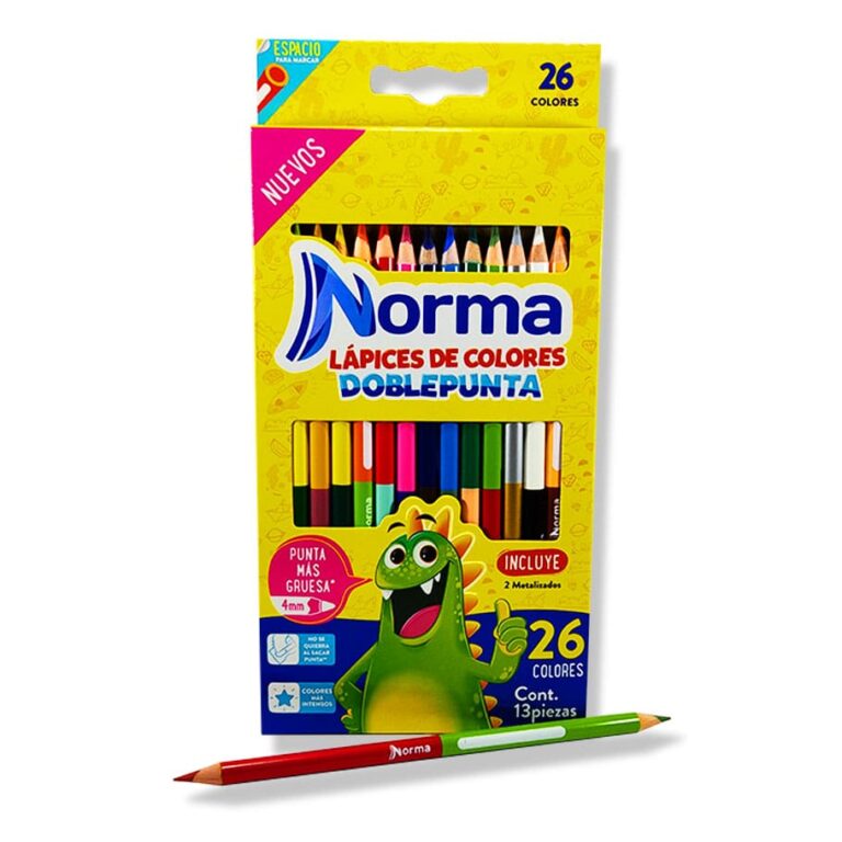 Colores Norma x13 Doble Punta 13/26 - elchiquitindelospreciosbajos.com