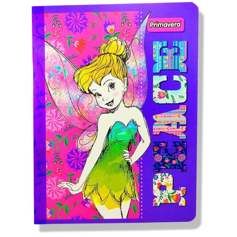 Cuaderno Cosido Primavera 100 Hojas Cuadriculado Disney Niña ...