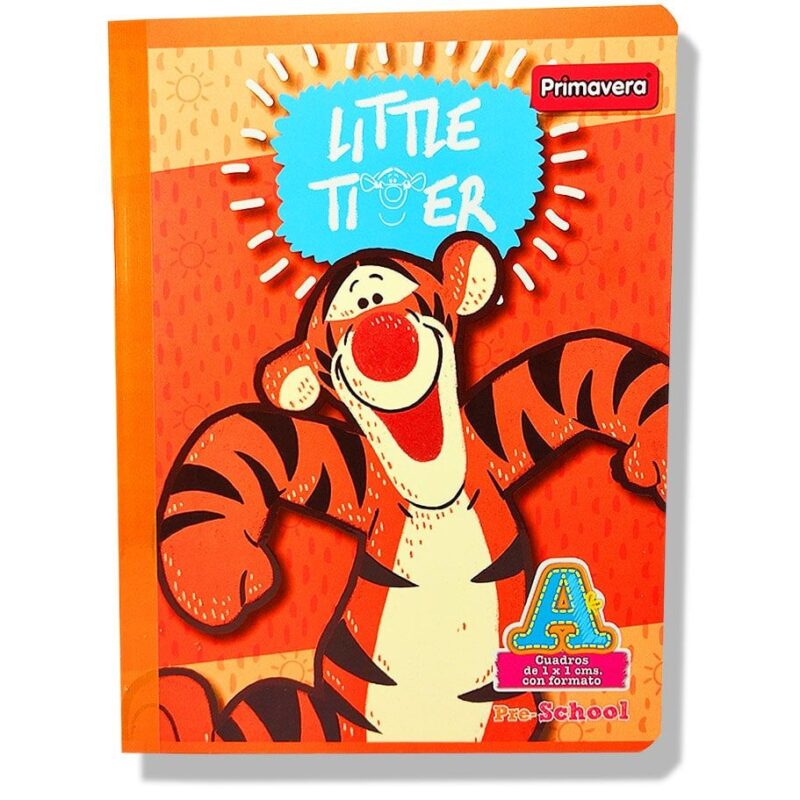 Cuaderno Primavera Pre-School A Cuadros1x1-Formato 100 Hojas Ref.1404 ...