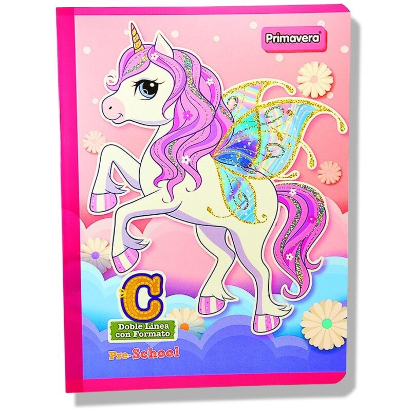 Cuaderno Primavera Pre-School C Doble Linea Formato 100 Hojas Ref.1482 ...