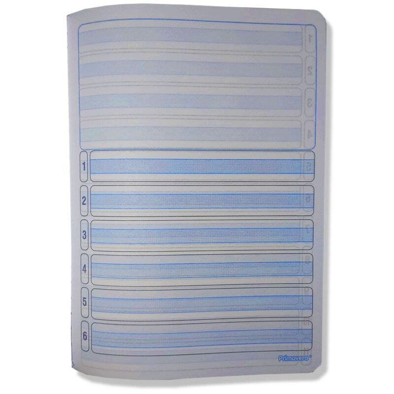 Cuaderno Primavera Pre-School C Doble Línea Formato 100 Hojas Ref.1402 ...